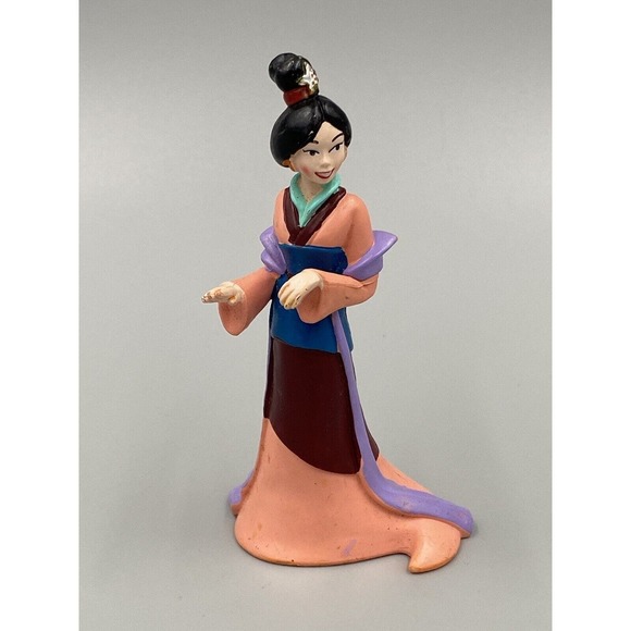Disney | Toys | Disney Princess Mulan Cake Topper Pvc Figure 35 | Poshmark